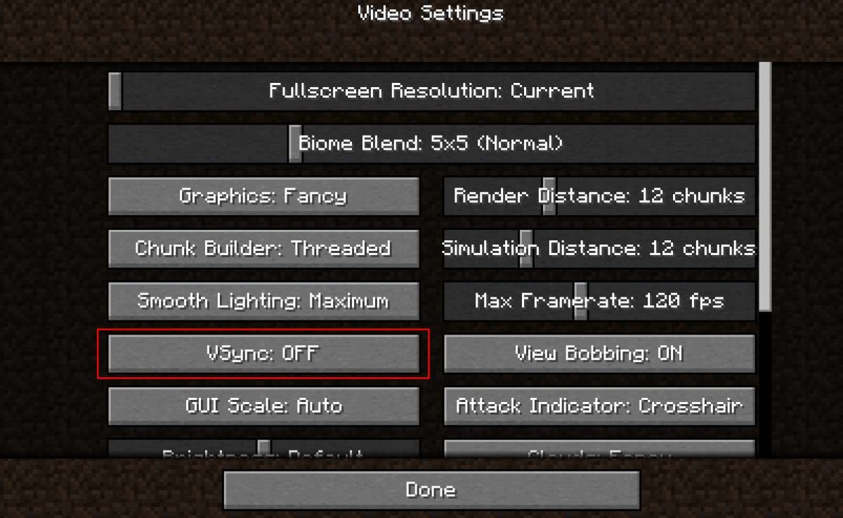 What Is Vsync in Minecraft ? Should You Use It
