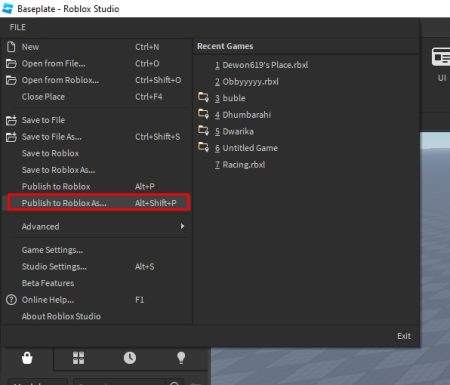 How to Copy Roblox Game?