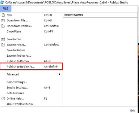 How to Copy Roblox Game?