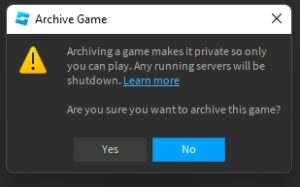 How to Delete Roblox Games?