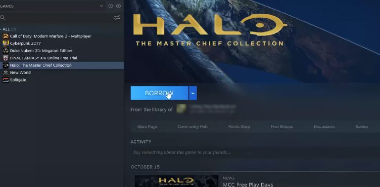 How to Borrow Games on Steam?