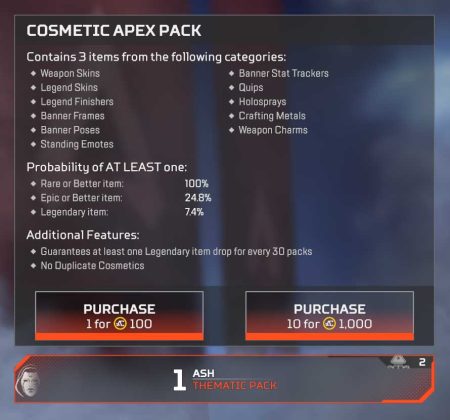 How to Check How Many APEX Packs Have I Opened