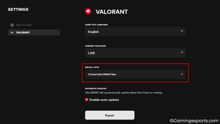 How to Change Valorant Install Path?